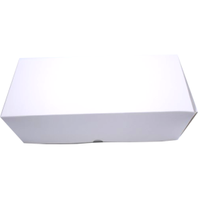 CUTII PRAJITURI (18x9)x(21x12)x5 CM ALBE