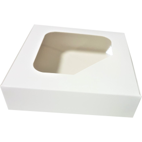 Cutii Albe cu display 18.5x13.5x3.5 cm
